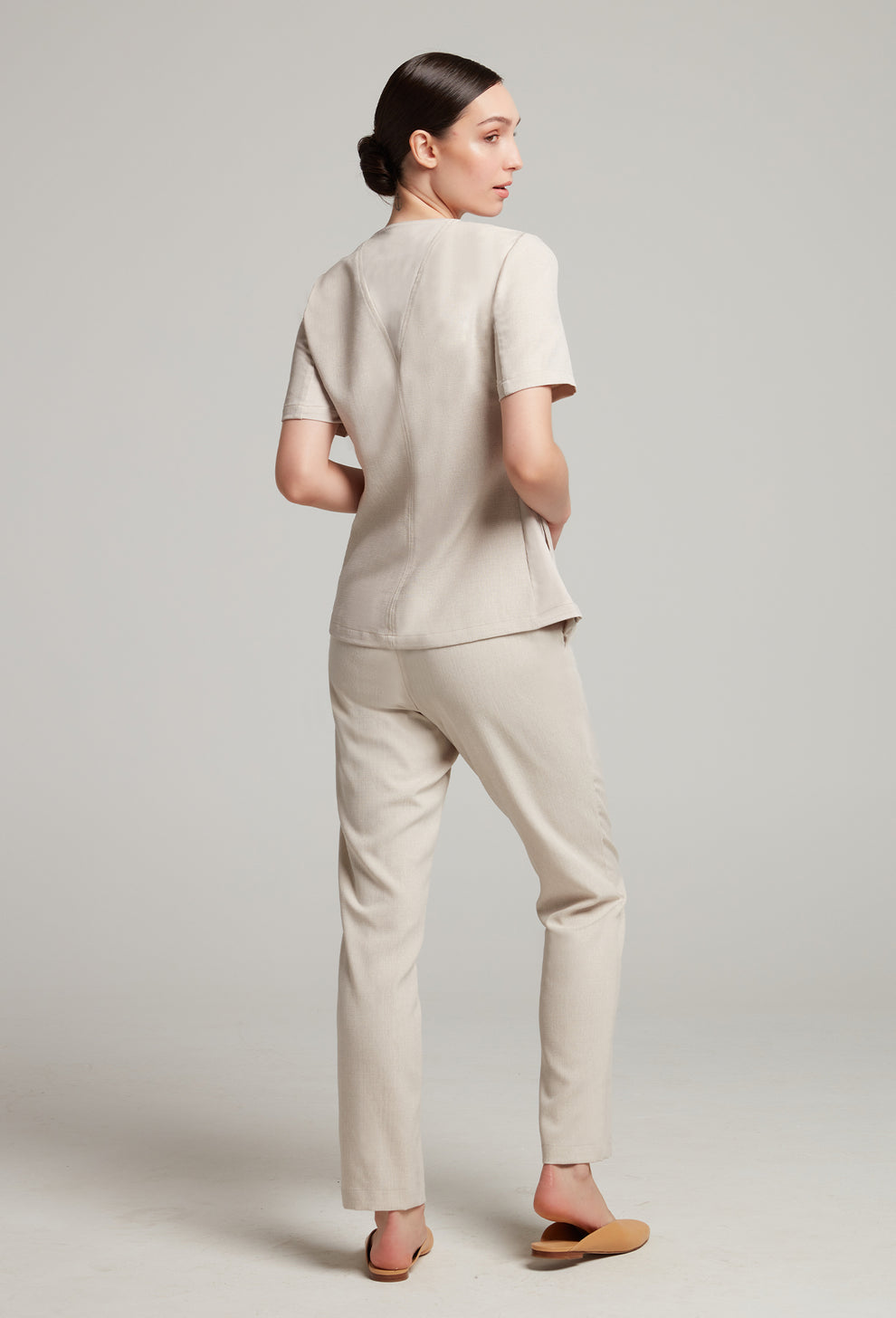 Faux Linen Valencia Tunic – Noel Asmar Uniforms