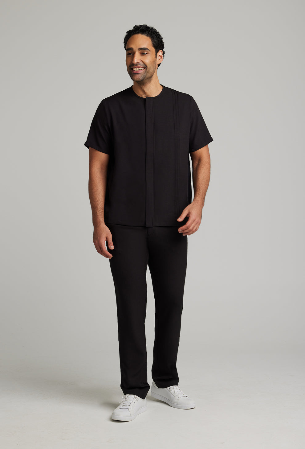 Faux Linen Azure Tunic – Noel Asmar Uniforms