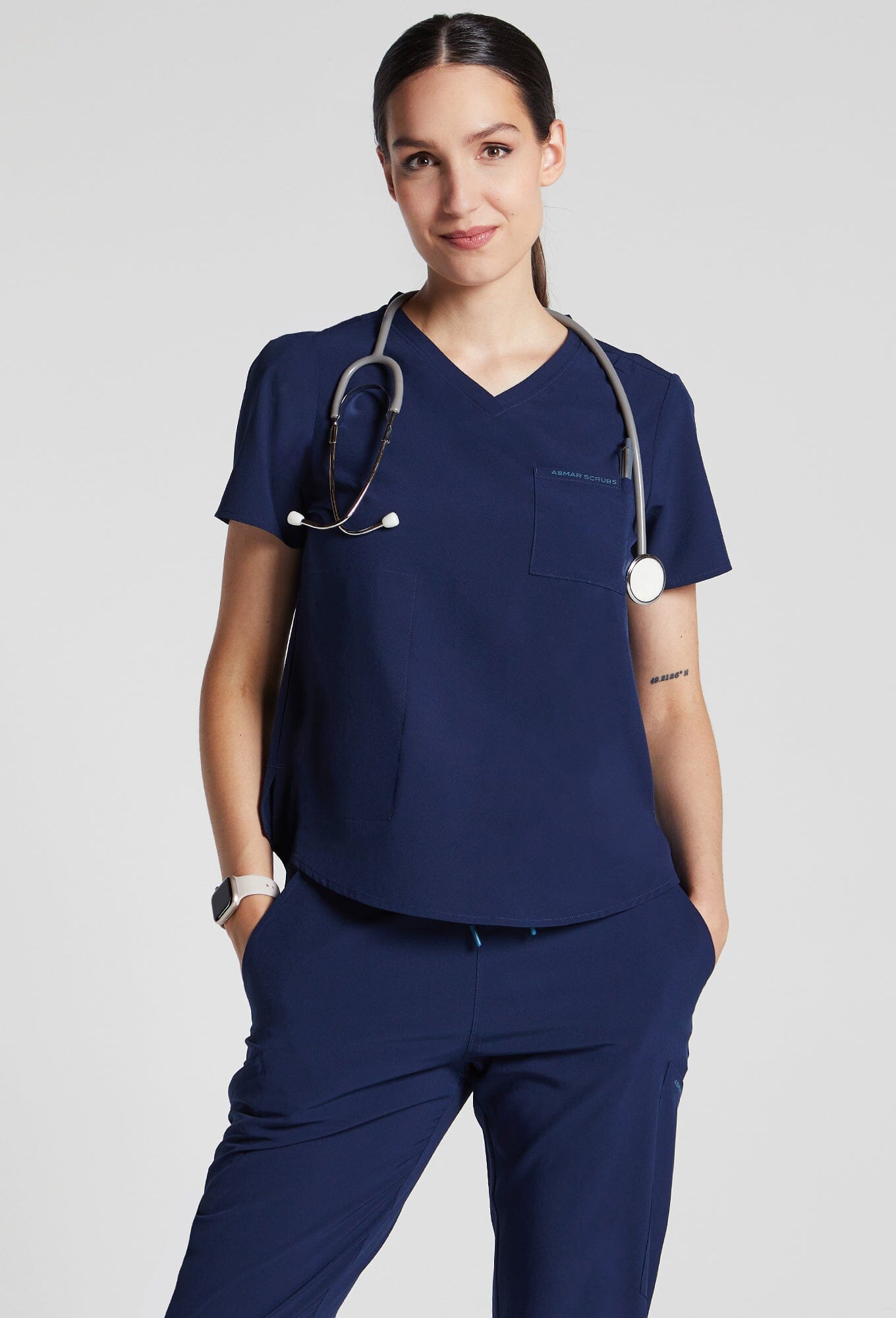 Florence 2 Pocket Scrub Top – Noel Asmar Uniforms