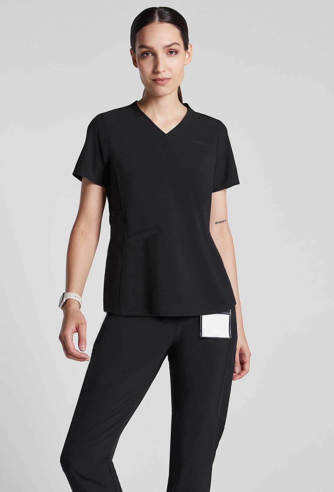 Emeline Zippered Pocket Scrub Top – Noel Asmar Uniforms