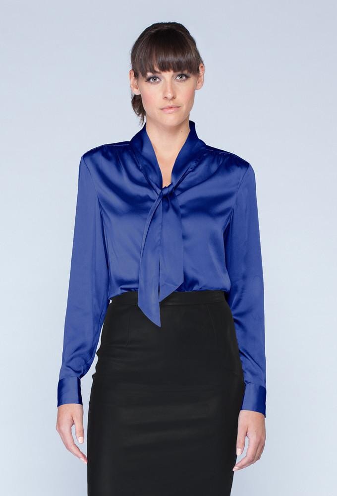 Carina Neck Tie Blouse – Noel Asmar Uniforms
