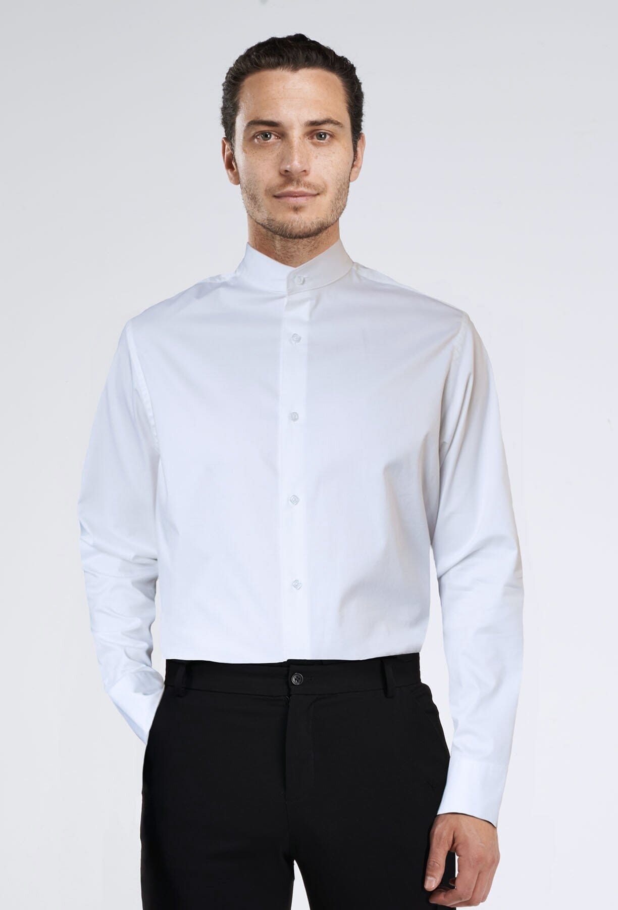 Men's Mandarin Dress Shirt – Noel Asmar Uniforms