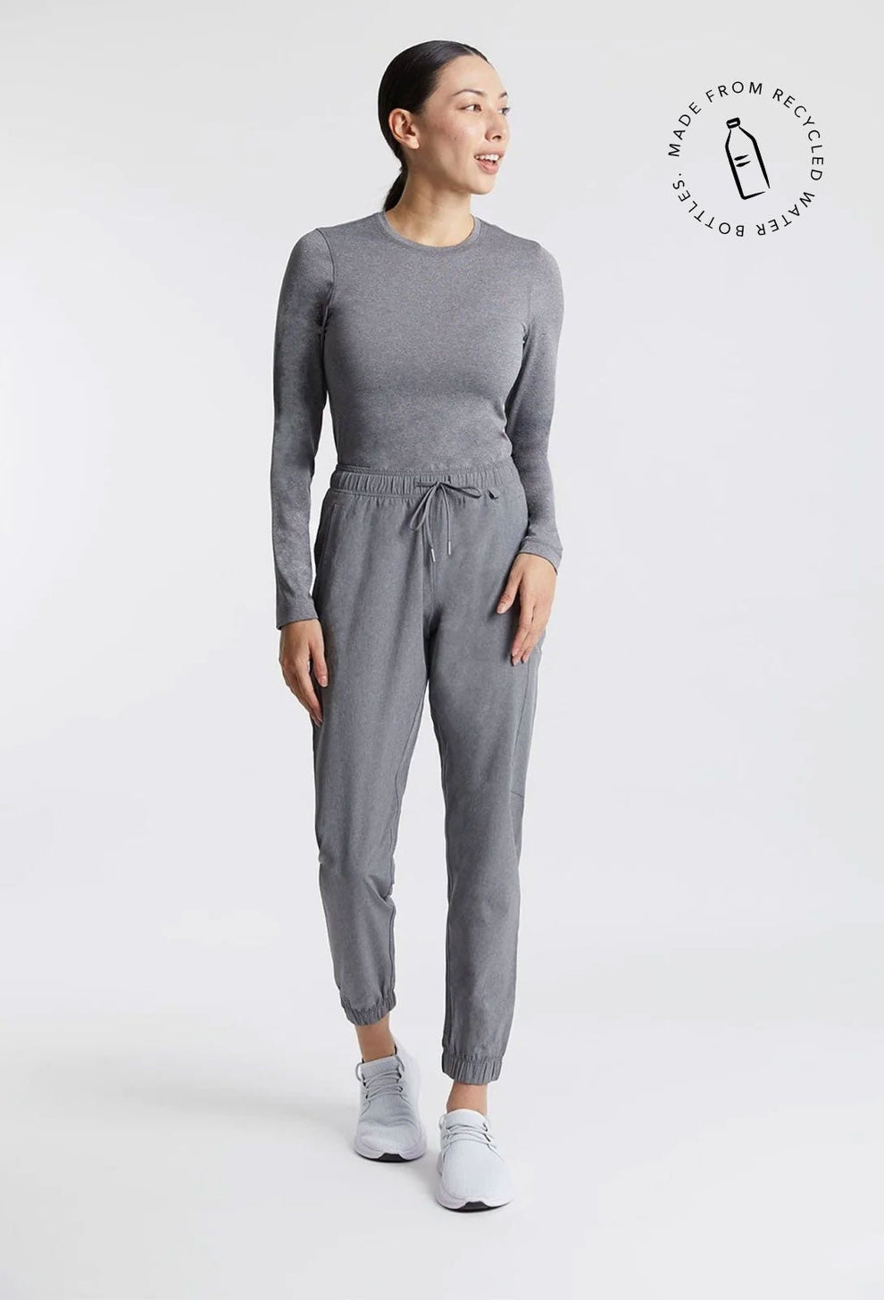Heather Grey Susan True Fit Multi-Pocket Scrub Jogger – Noel Asmar Uniforms
